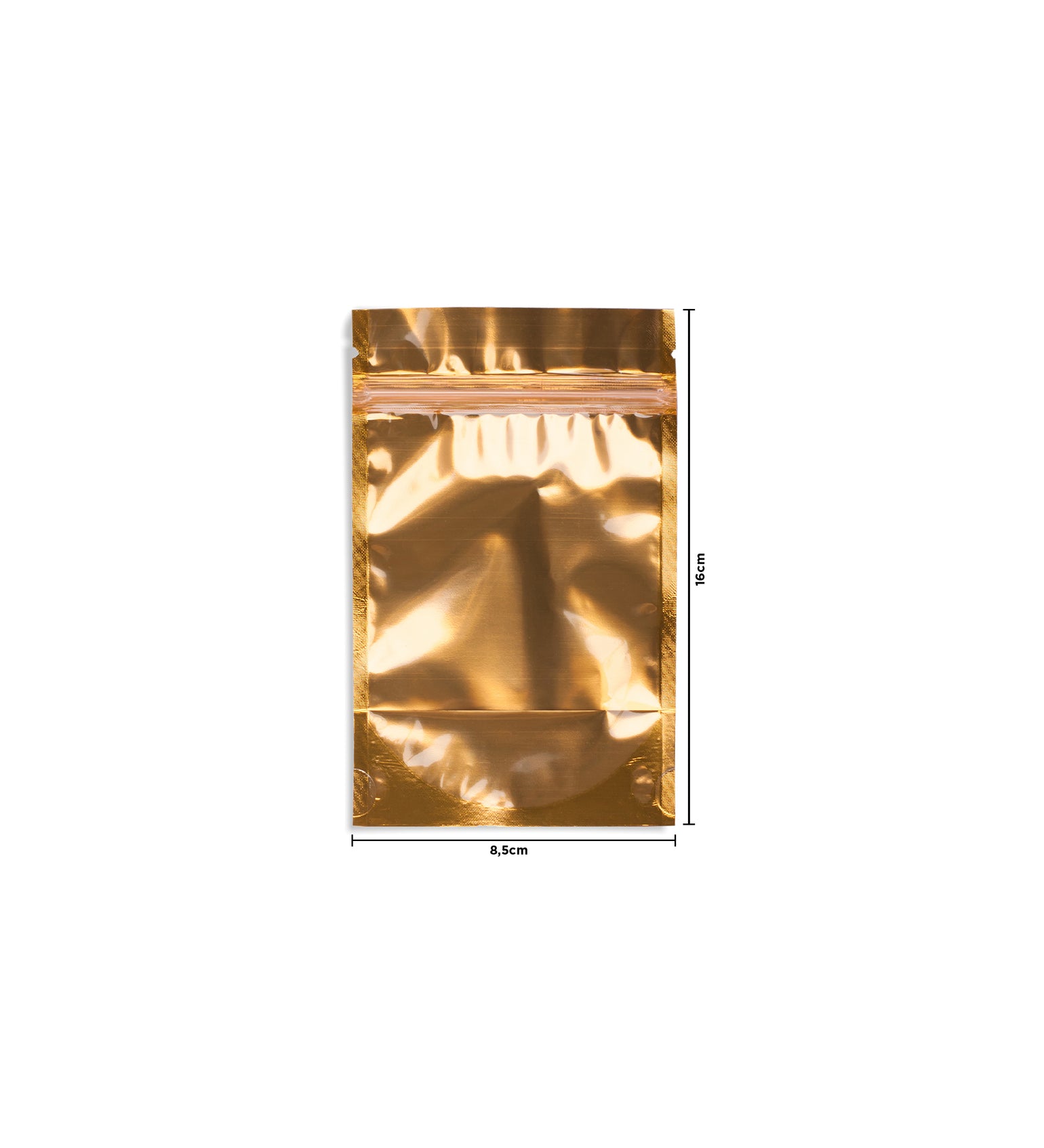 Metalize Tek Taraf Şeffaf Kilitli Doypack – Kargopek